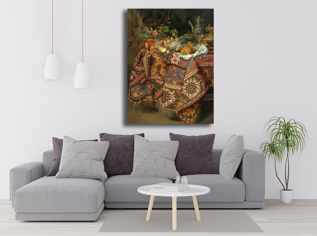 Still Life With Persian Rug | Still Life Painting Canvas by Willem ...
