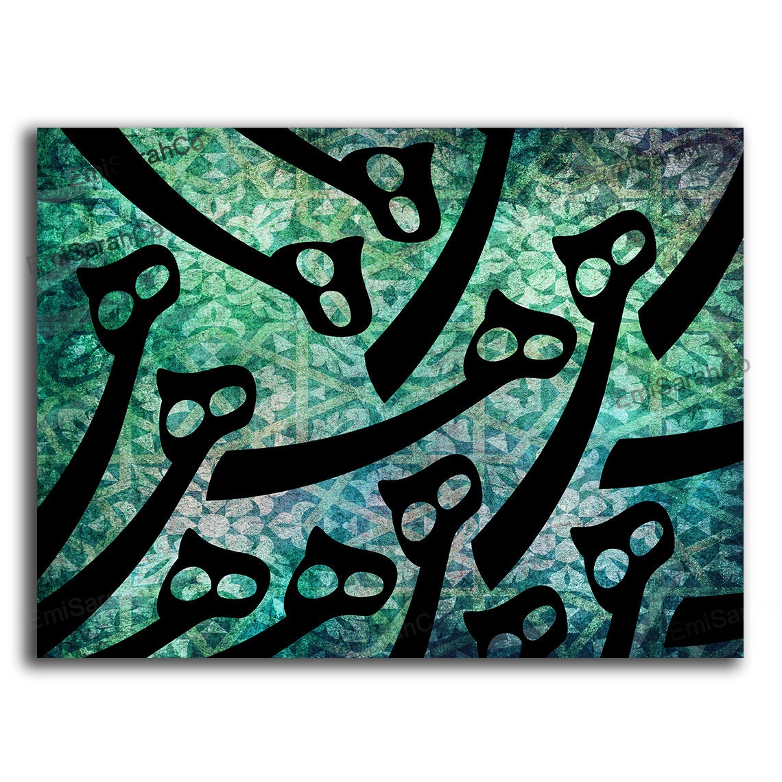 Persian Arabic Calligraphy Canvas Persian Wall Art Iranian - Etsy