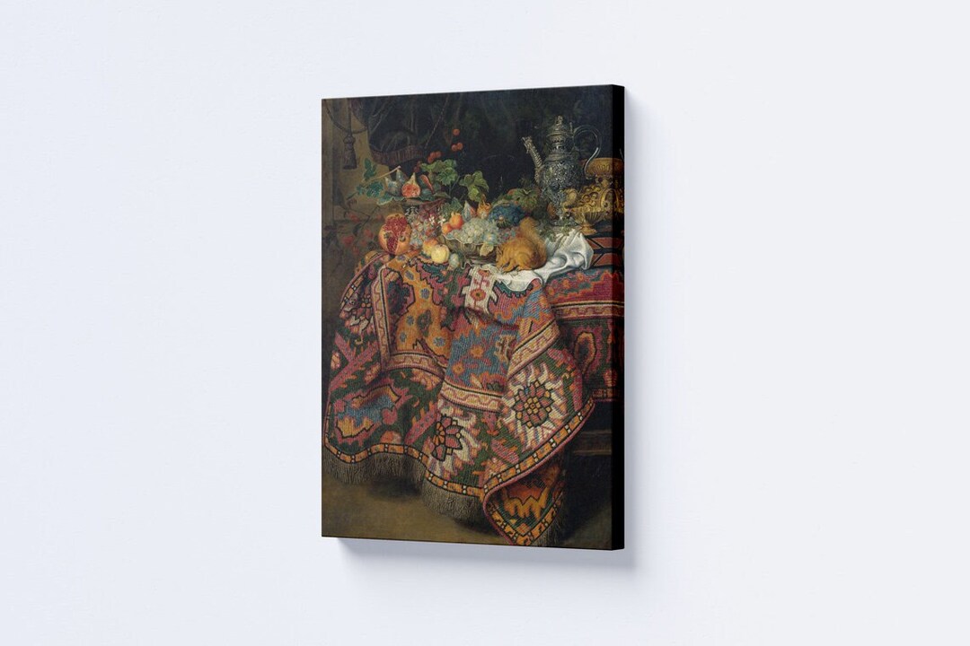 Still Life With Persian Rug | Still Life Painting Canvas by Willem ...