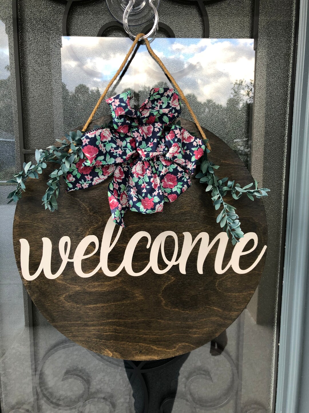 Welcome Door Sign, Door Hanger, Front Door Decor - Etsy