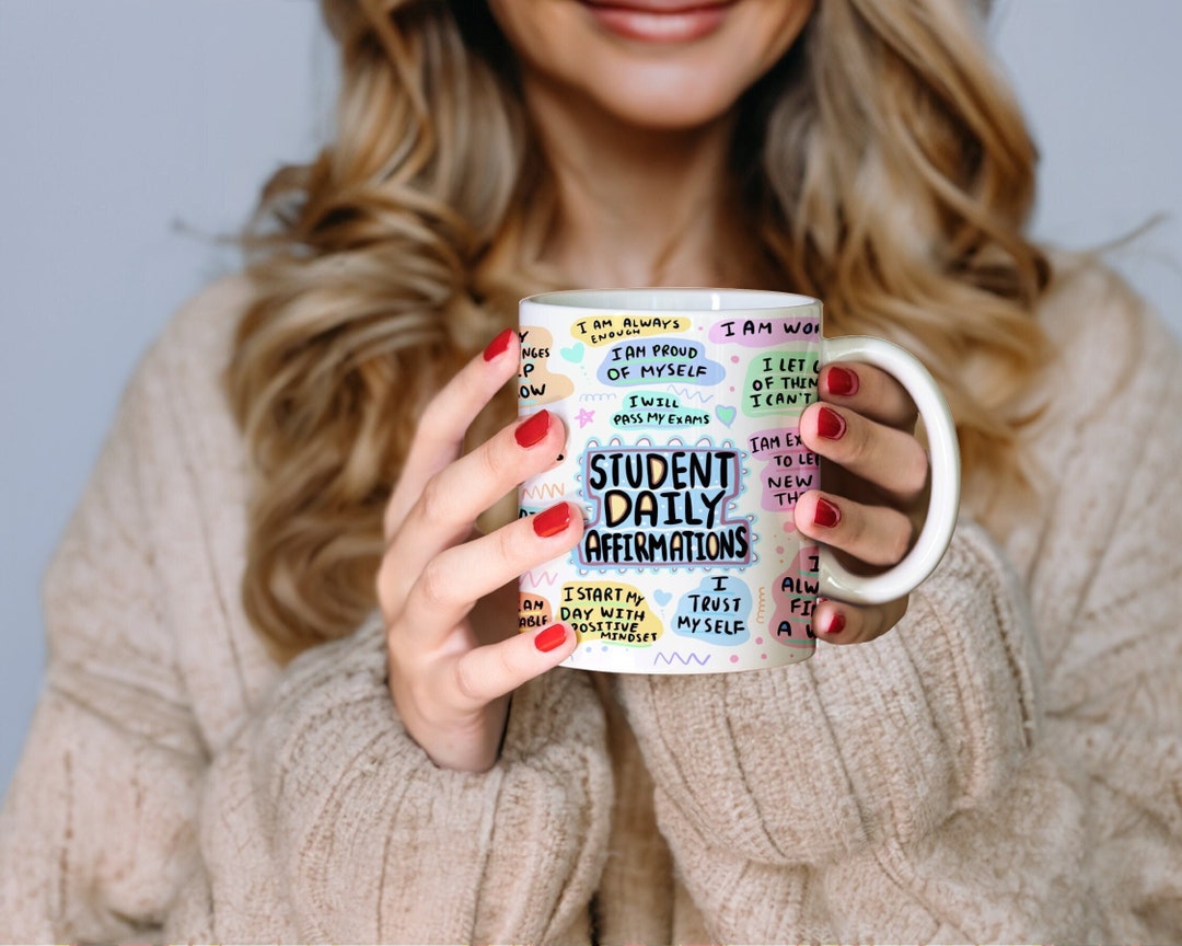 Motivational Mug for Student Staring Colleague / University, Positive ...