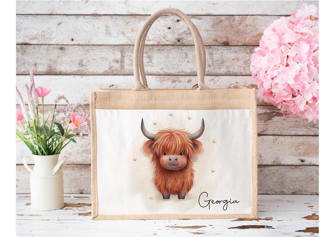 Personalised Highland Cow Ts Etsy