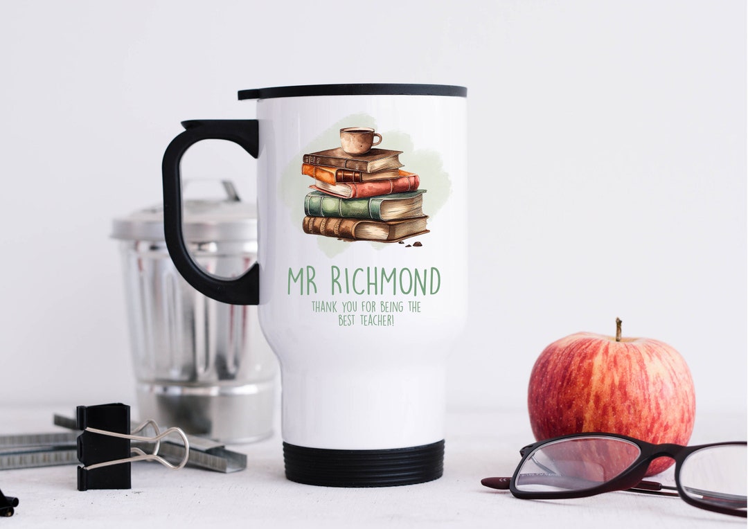 Personalised Teacher Travel Mug, Male Teacher Gifts - Etsy