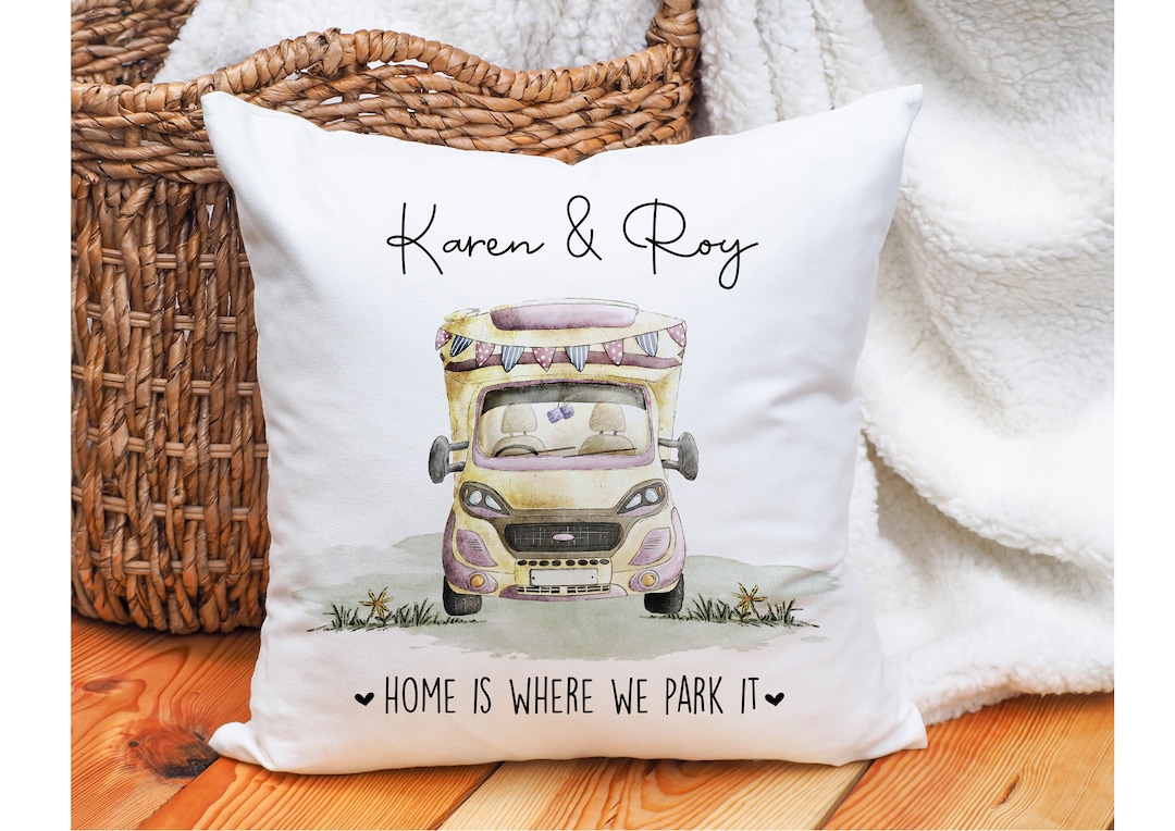 Personalised Motorhome / RV / Campervan / Caravan Cushion, Motorhome ...