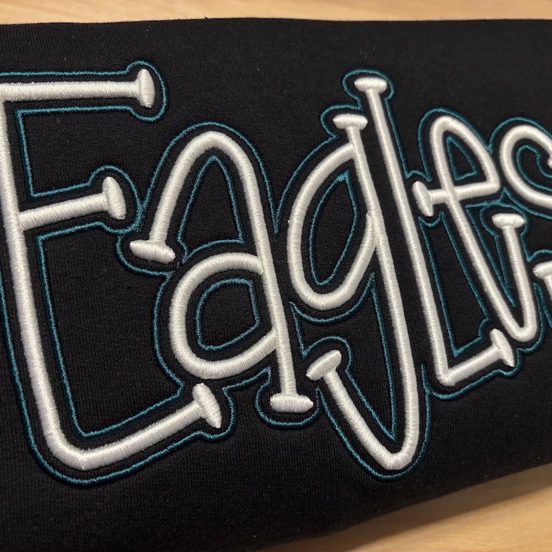 Embroidered Eagle - Etsy