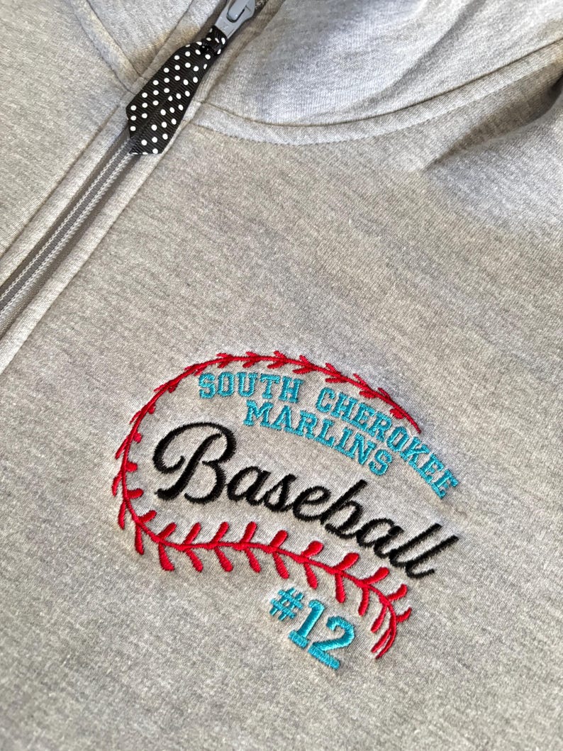 Custom Baseball Pullover: Personalized Team Colors 1/4 Zip Sweatshirt ...