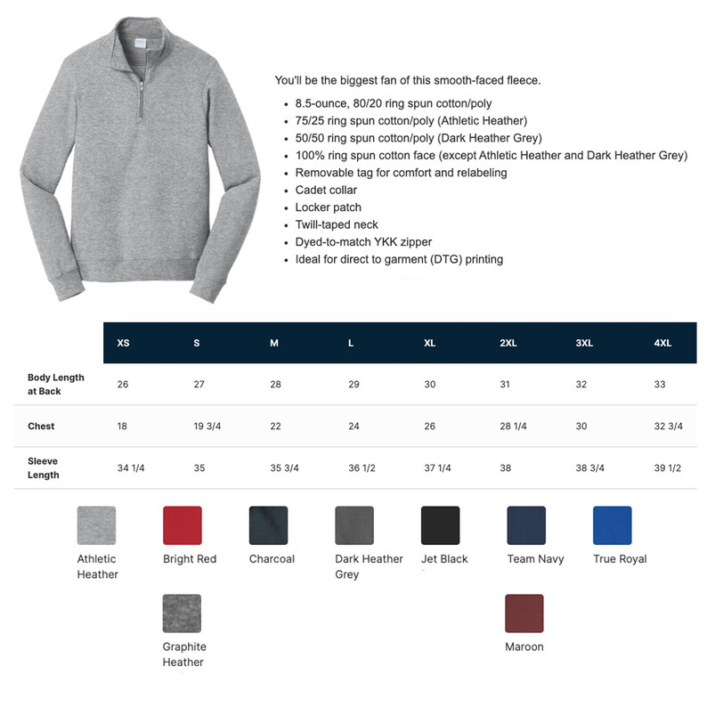 Custom Baseball Pullover: Personalized Team Colors 1/4 Zip Sweatshirt ...