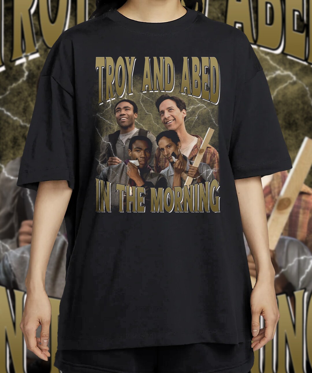 RETRO TROY and ABED Shirt Troy and Abed in the Morning Shirt - Etsy
