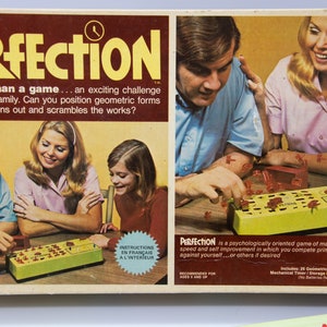 Vintage Perfection, Board Game, Vintage Toy, Classic Game, Family Board ...