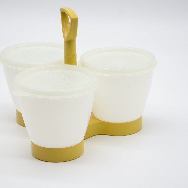 Tupperware Sugar and Creamer - Etsy