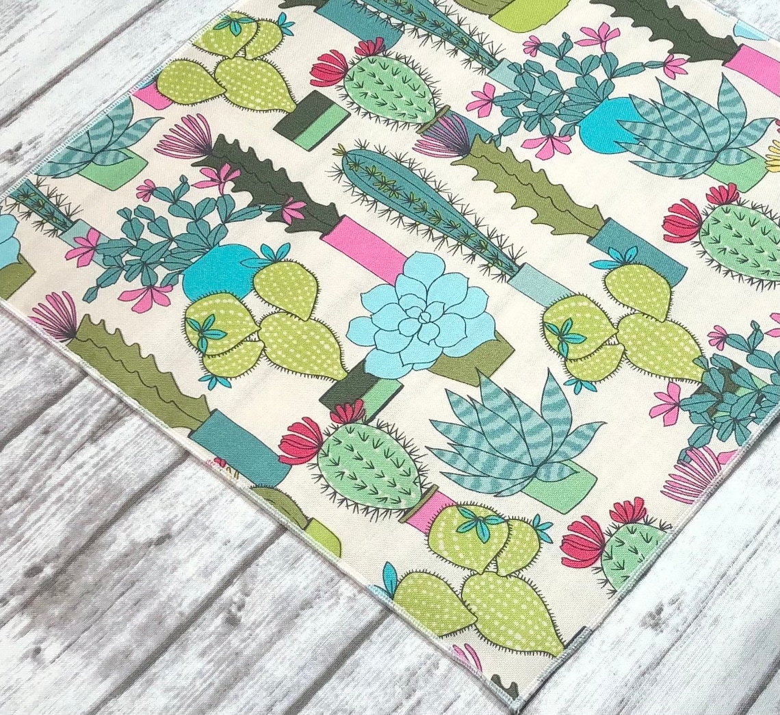 Cactus Cloth Dinner Napkins Set of 2 4 6 Lunch Napkins | Etsy