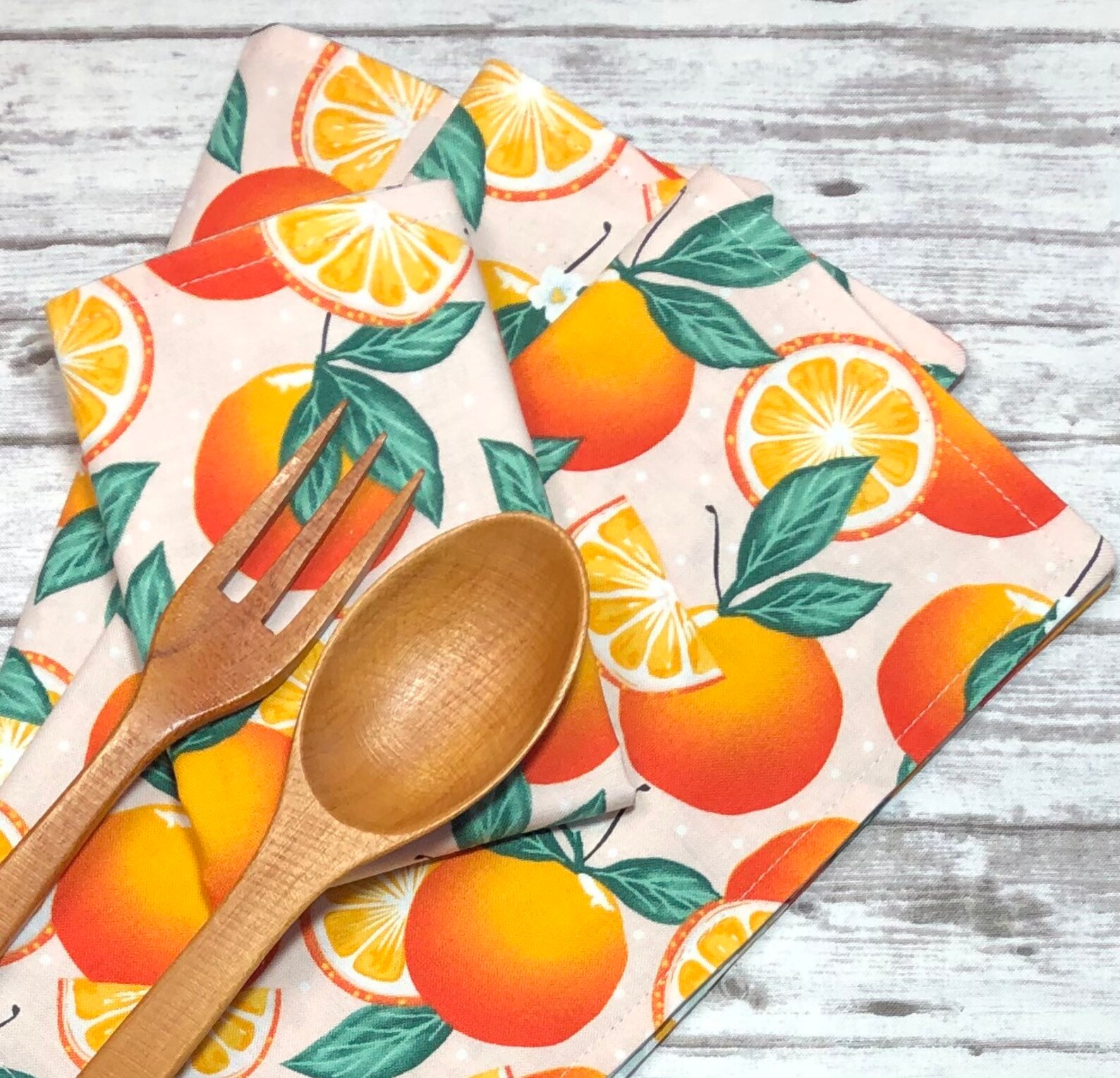 Orange Citrus Cloth Dinner Napkins Set of 2 4 6 Farmers - Etsy