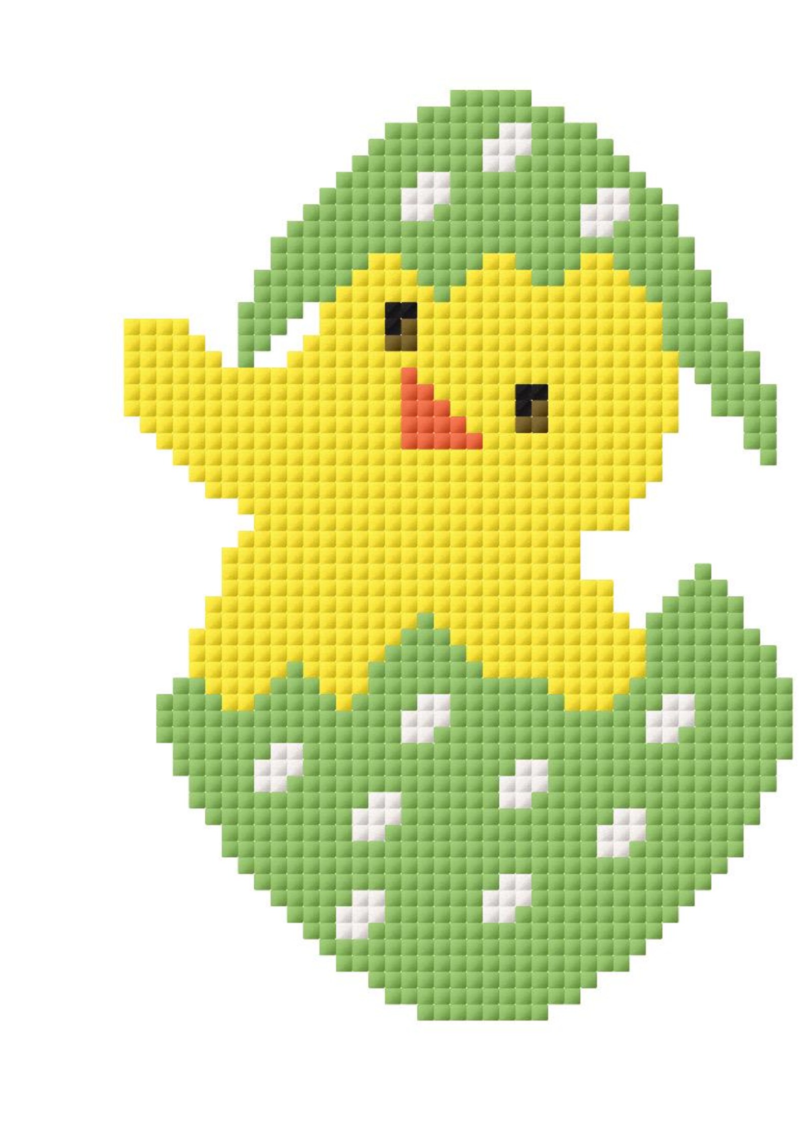Easter/spring Chick Cross Stitch Pattern Instant Digital Download PDF ...