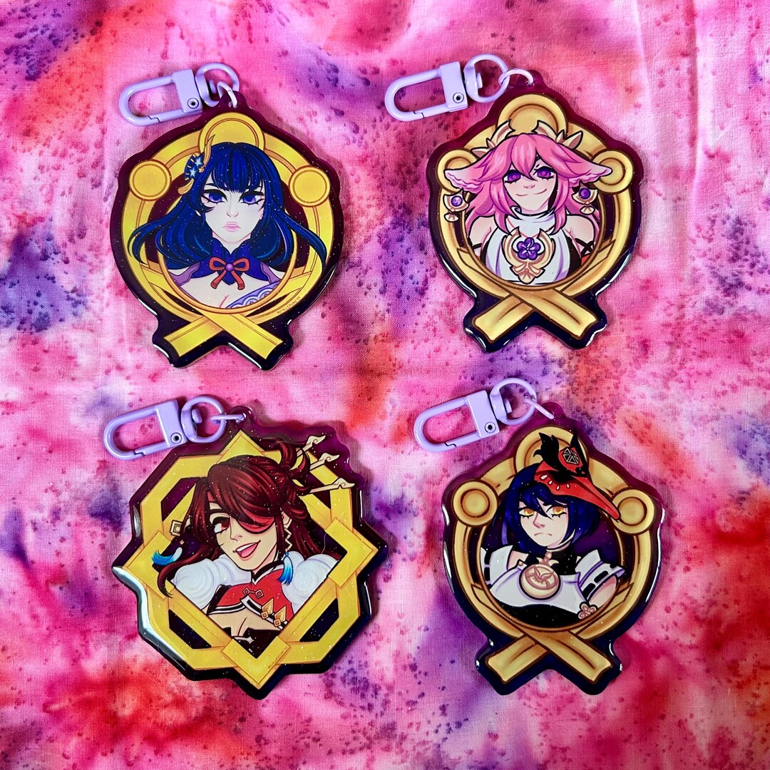Genshin Impact - Electro Character Vision Charms - Etsy