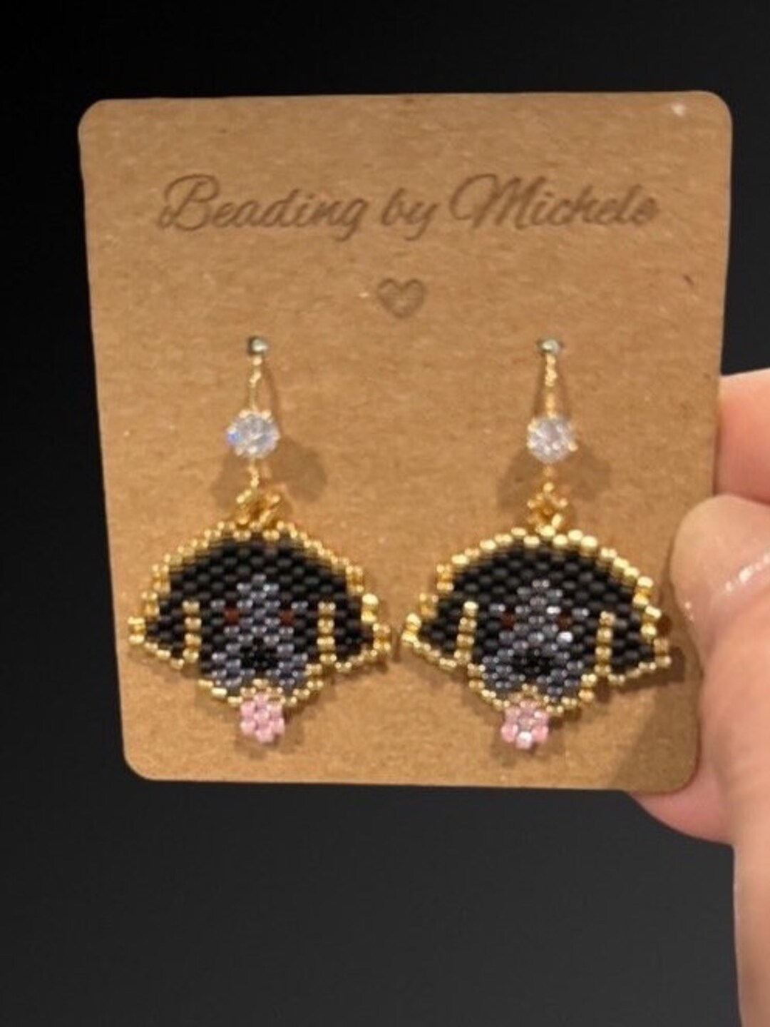 Labrador Retriever Black Lab Earrings Cute Dog Gift for Groomer Dog ...