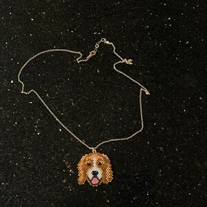Beagle Necklace Gold Filled Cute Dog Gift for Groomer Dog Sitter Seed ...