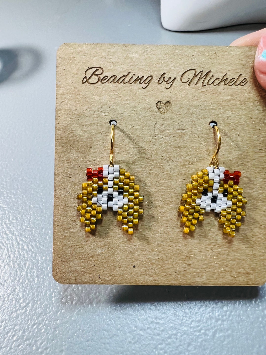 Handmade St. Charles Cavalier Dog Earrings - Light, Shiny, and Fun to ...