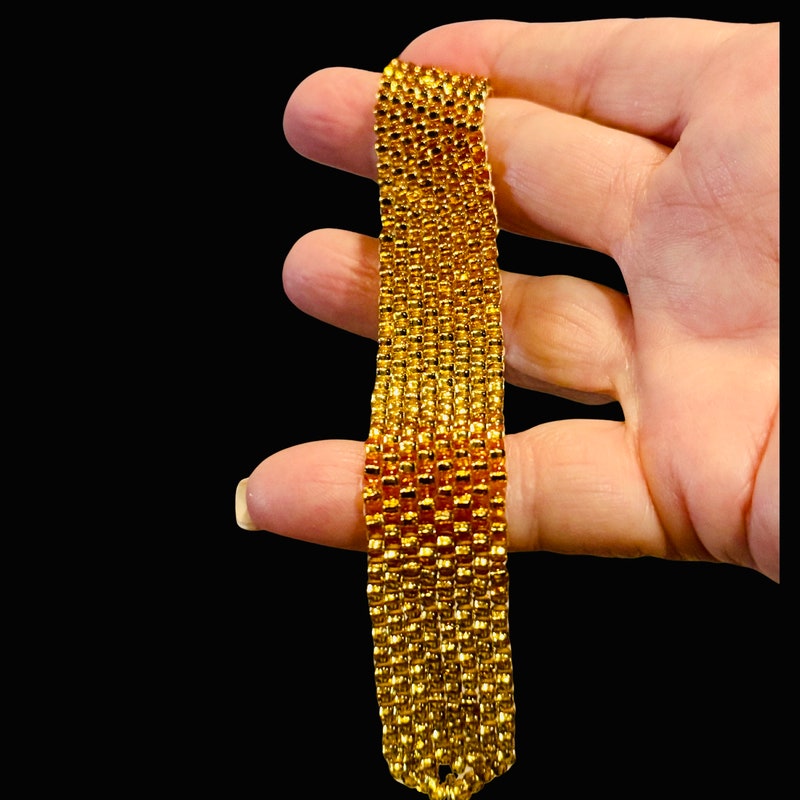 Peyote Stitch Cuff - Etsy