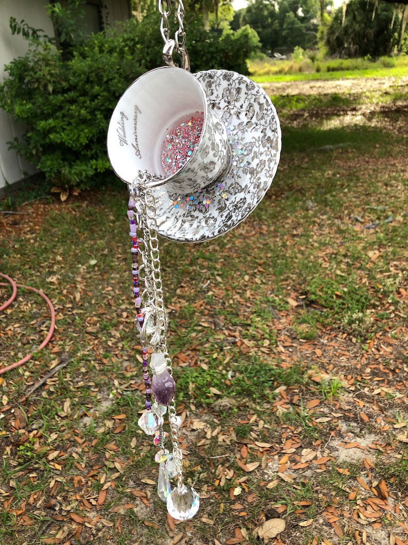 Vintage Tea Cup Sun Catcher - Etsy