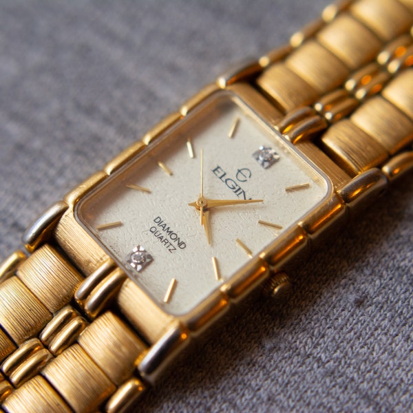 Elgin Quartz Watch - Etsy