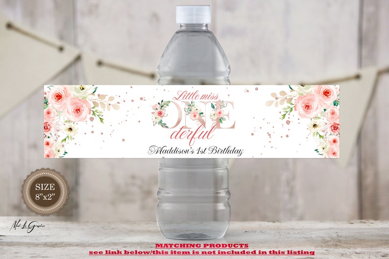 Editable Little Miss Onederful Chocolate Bar Wrapper With - Etsy