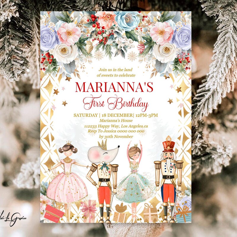 Nutcracker Invitation - Etsy