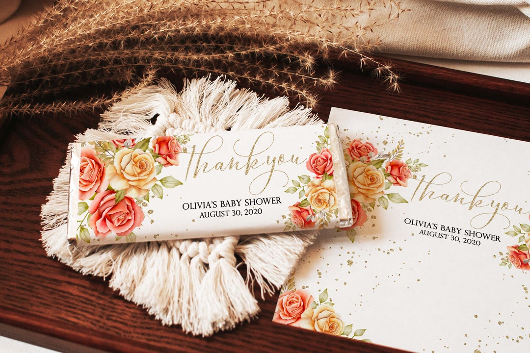 Roses Candy Bar Wrapper, Roses Party Chocolate Wrappers 1.55 Oz Label ...