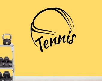 Tennis Ball Wall Decal - Etsy