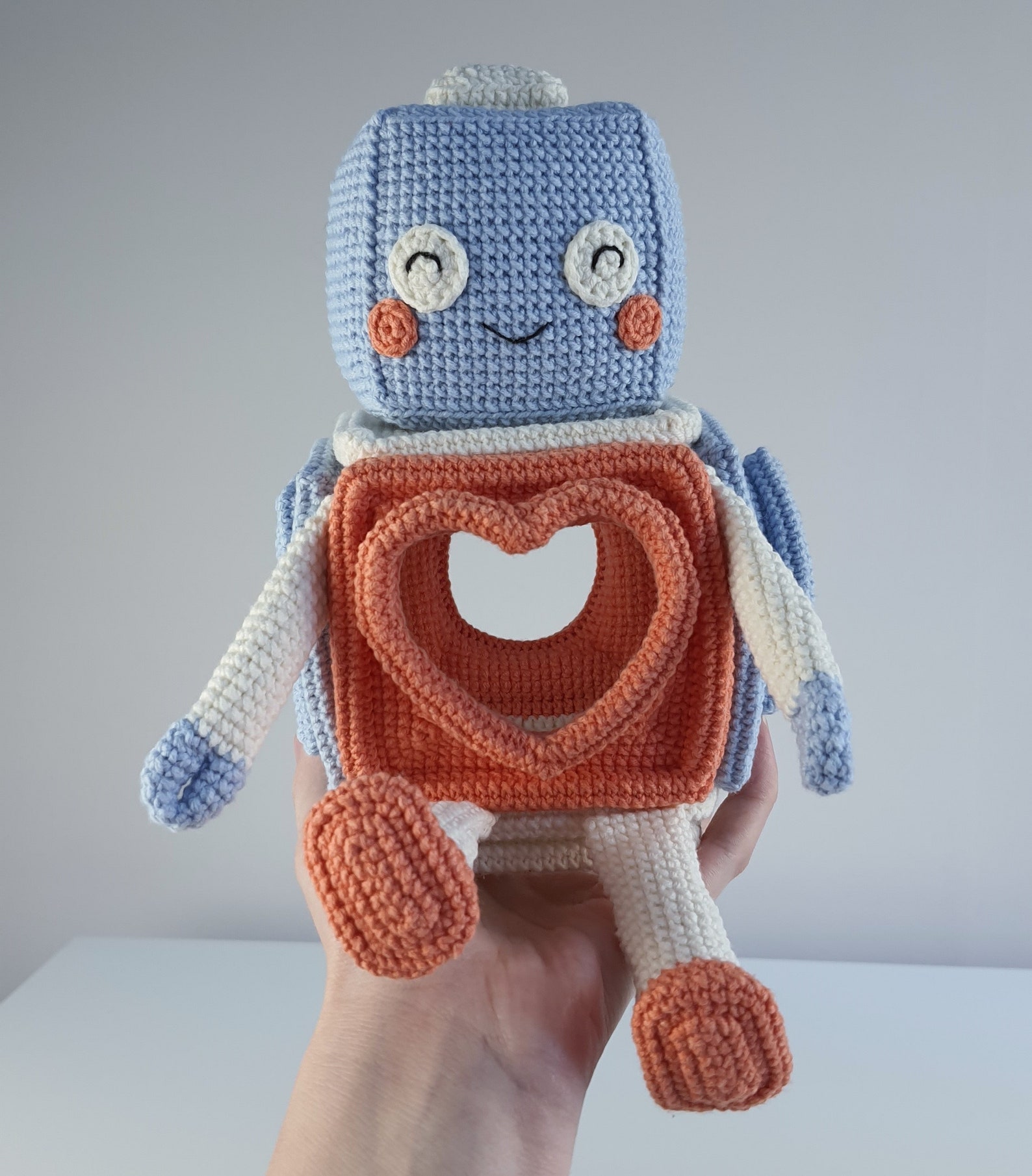 Crochet pattern Robot shape sorter Baby sensory toy pattern | Etsy