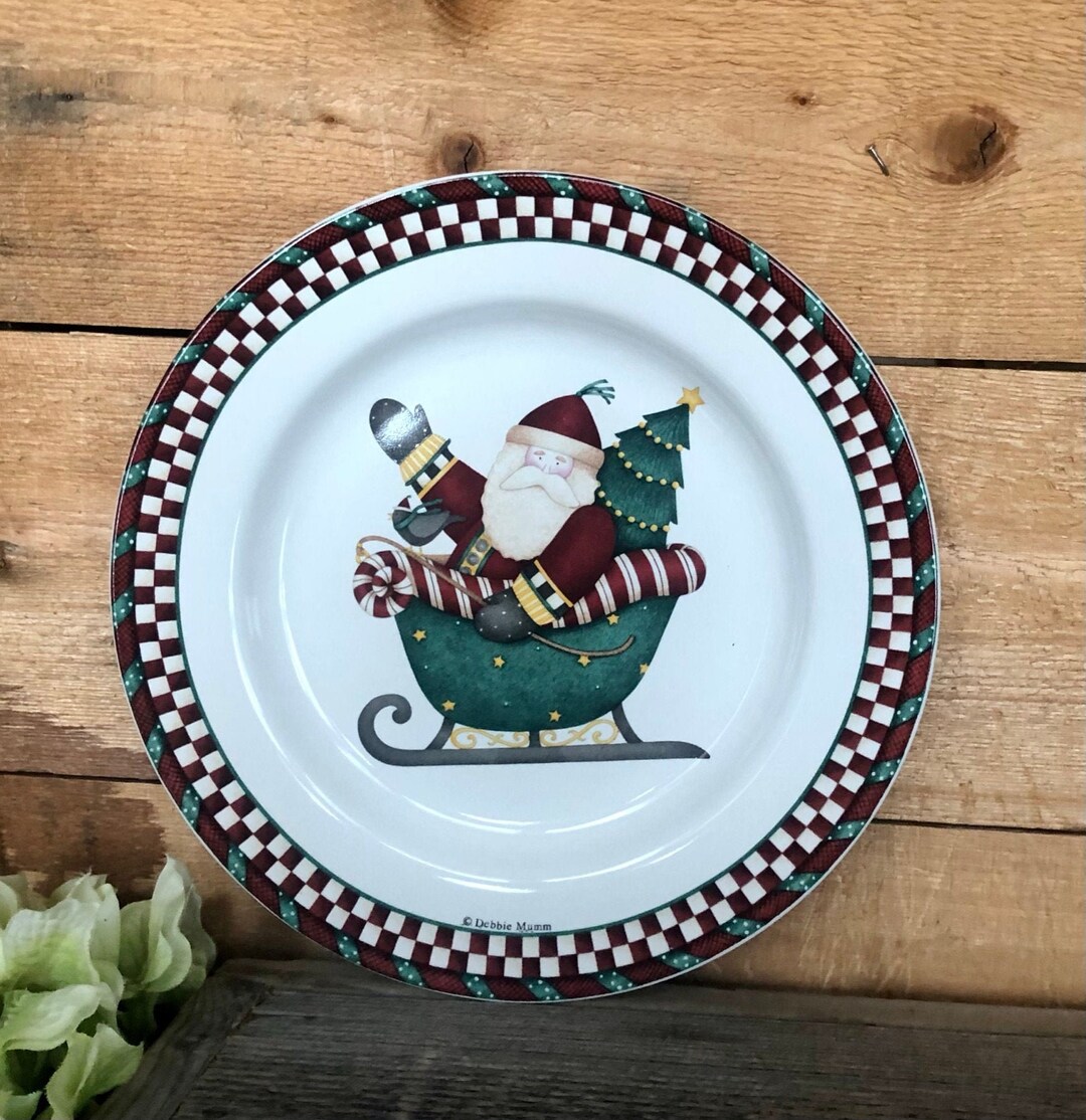 Vintage Debbie Mumm Santa's Spirit 8 - Etsy