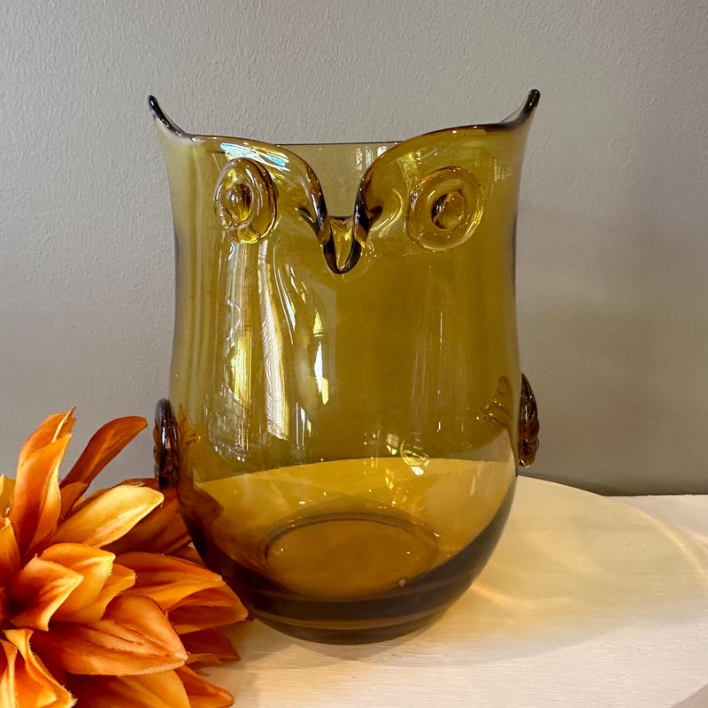 Owl Vase - Etsy