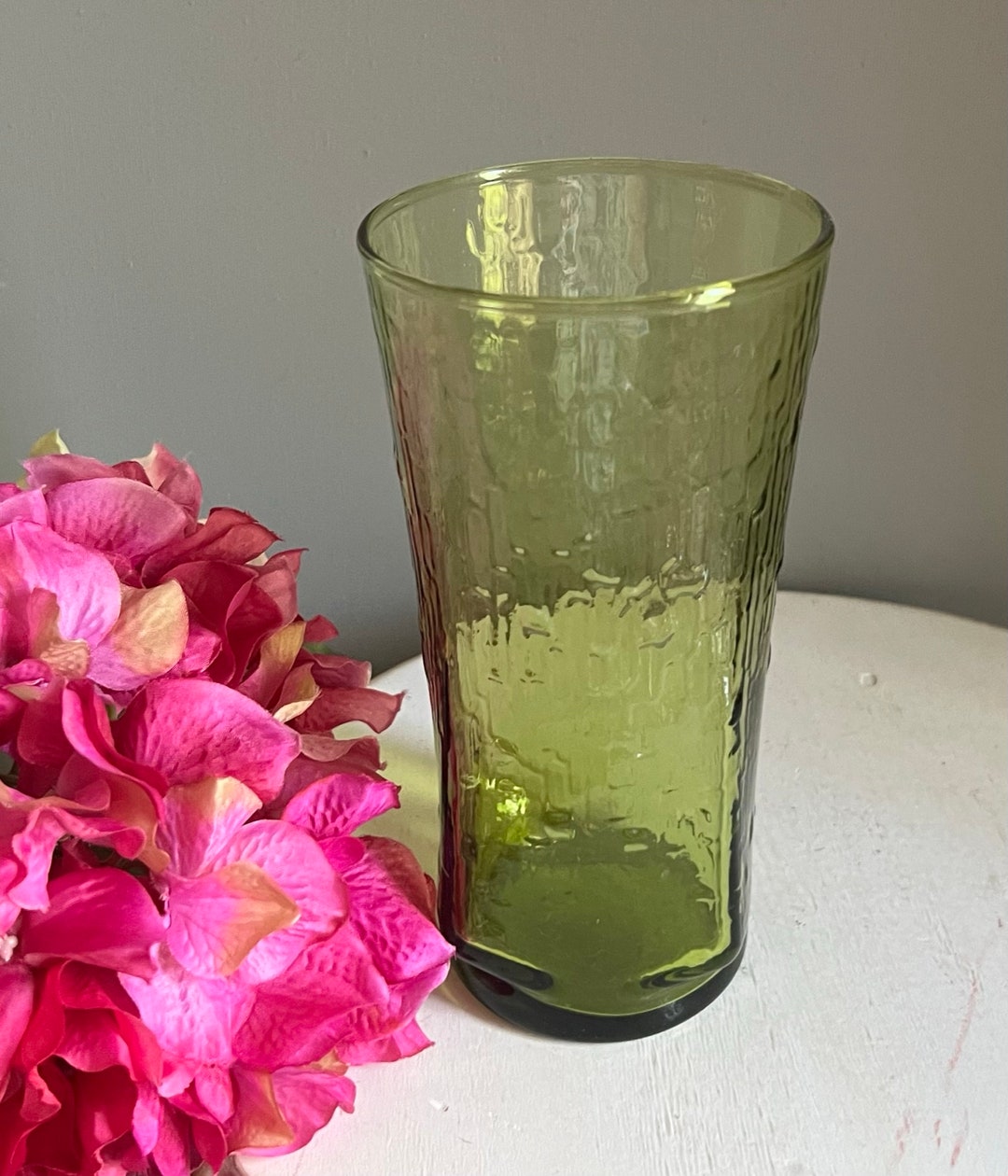 Anchor Hocking - Pagoda Cooler- Avocado Green - 6 7/8" - 23oz. - One ...