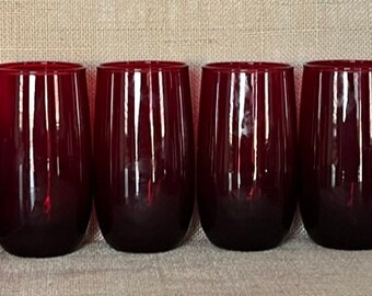Ruby Red Glasses | Etsy