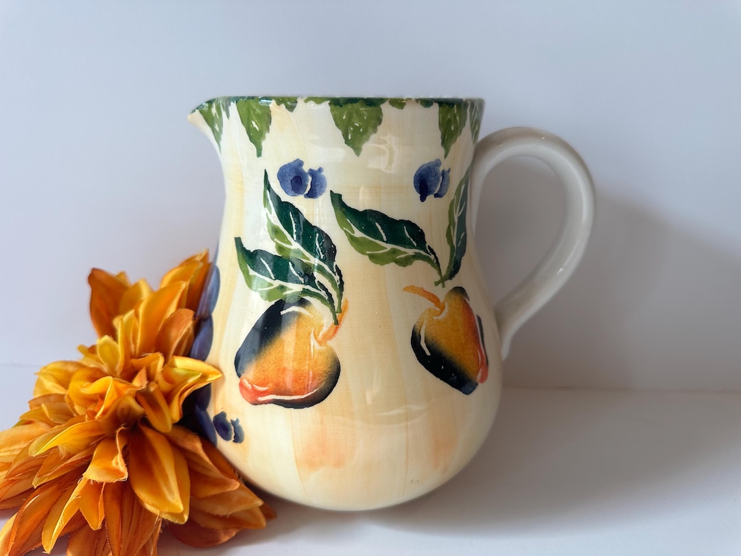 Dansk - Fall Harvest - Pitcher - 64 Oz. - 7 1/4" Tall - Excellent ...