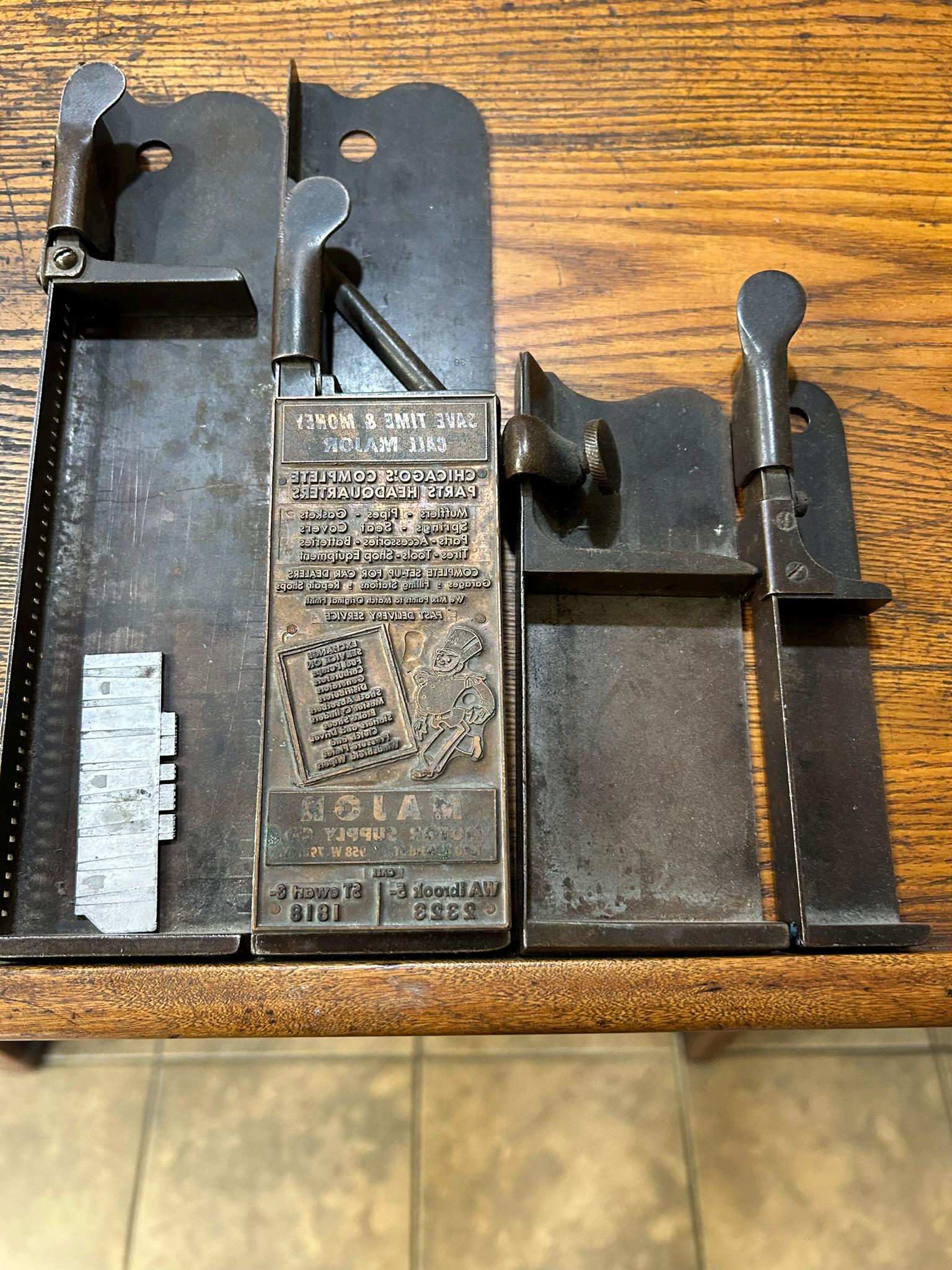 Hamilton Letterpress Type Cabinet With 48 California Job Cases ...
