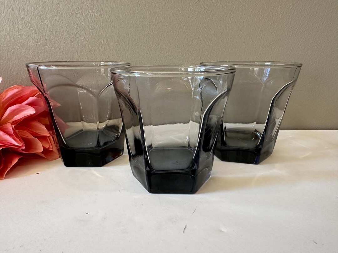 Anchor Hocking - Courtney - Smoke (blue/gray) - Set of 3 - Old ...
