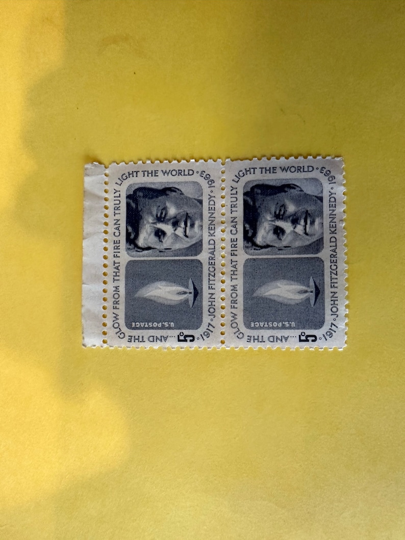 Vintage - John F. Kennedy - 1963 - US Postage Stamps - Lot of 32 - 5 ...
