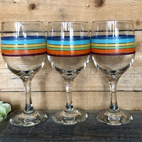 Striped Glasses - Etsy