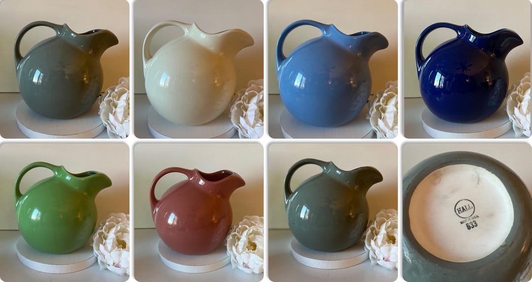 Hall 64oz. Ball Jug - 6 Different Colors - Sold Separately - #633 - Etsy