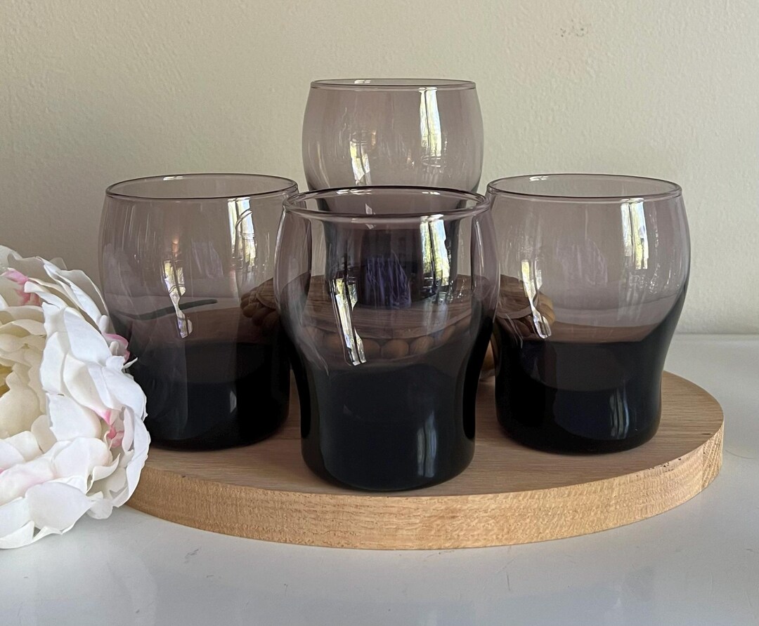 Libbey Purple Perception Glasses Set of 4 12oz. 4 1/4 Tall - Etsy