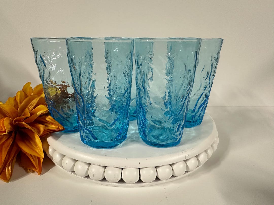 Seneca - Driftwood - Juice Glass - Cornflower Blue - 4 1/8" Tall ...