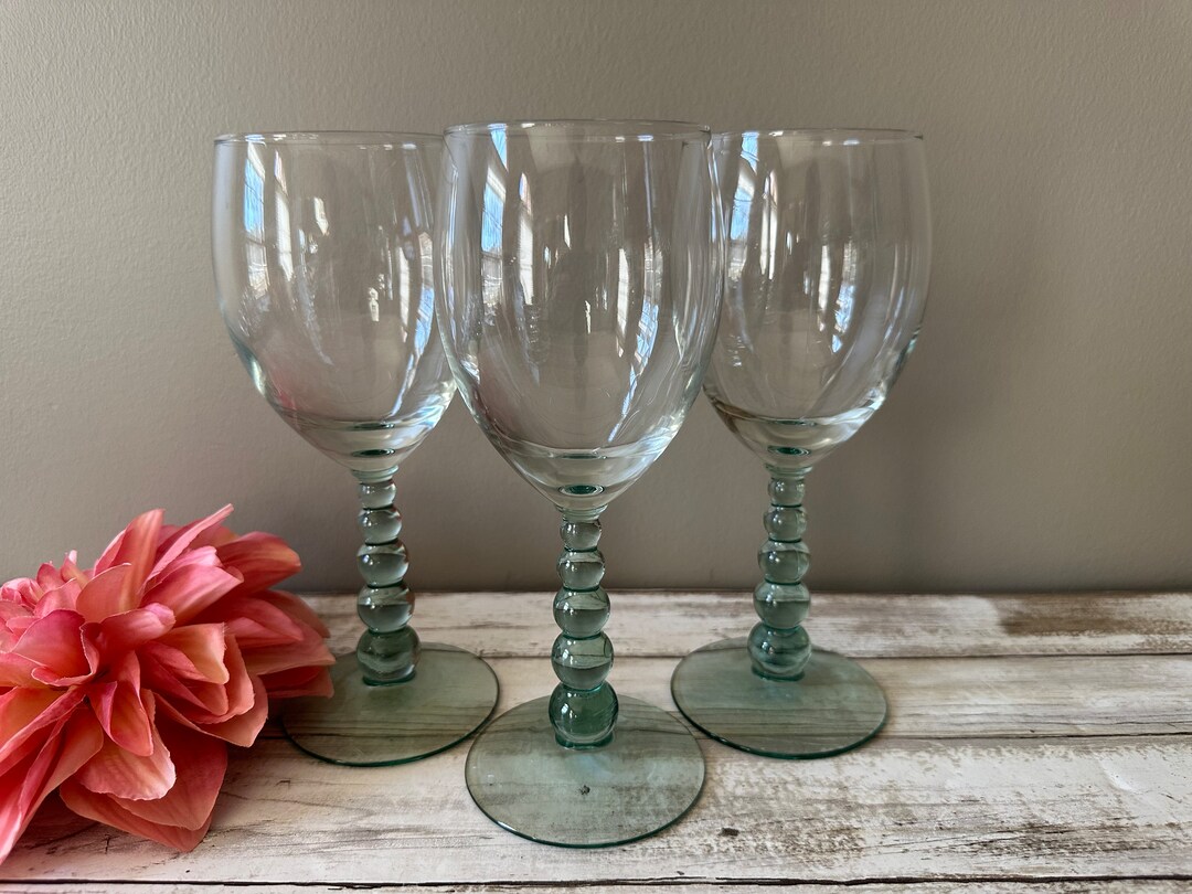 Libbey - Metropolis - Spanish Green - Water Goblets - Set of 3 - 8 ...
