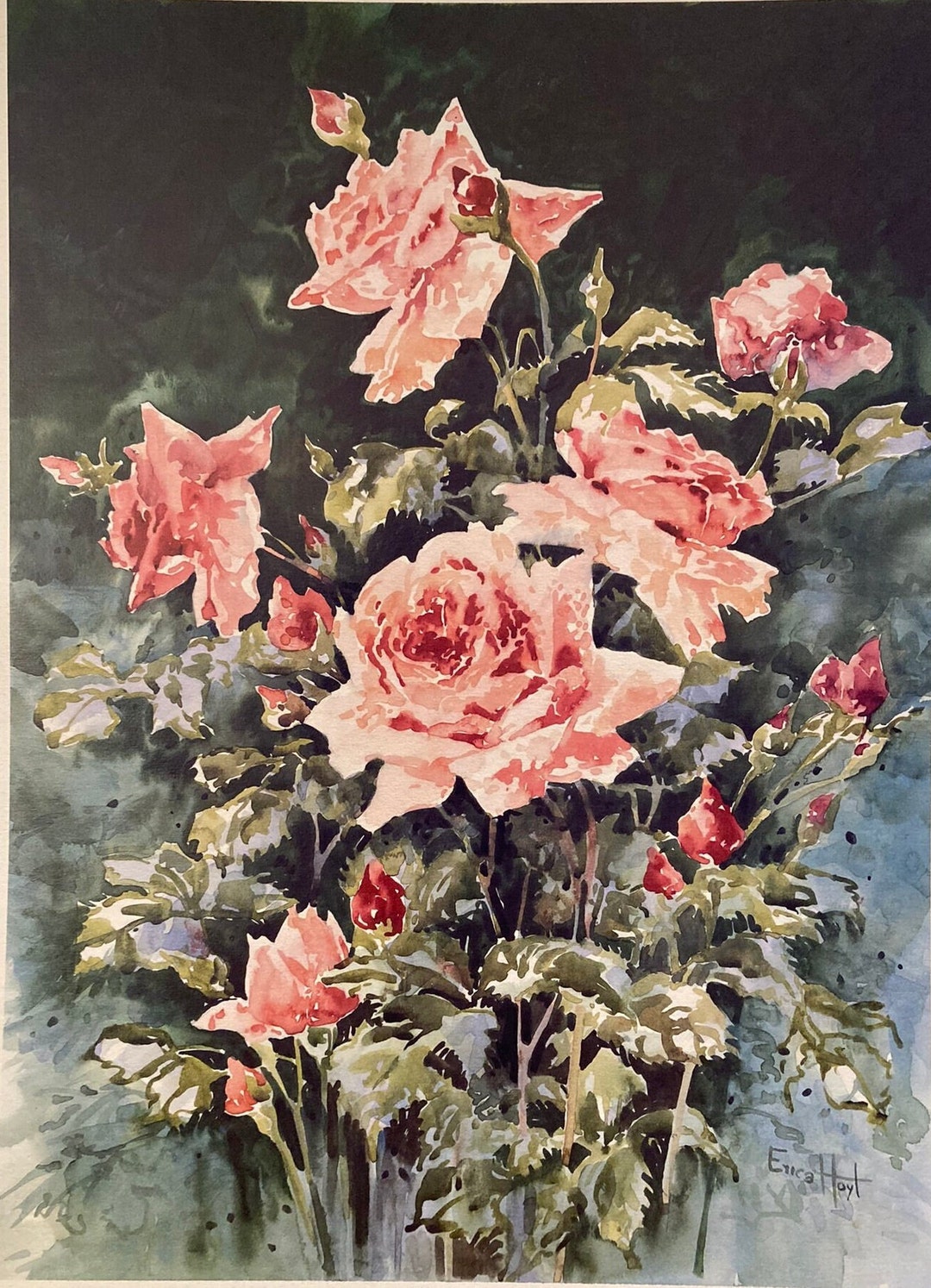 Old Fashioned Roses II. Rose Bush Bouquet. - Etsy