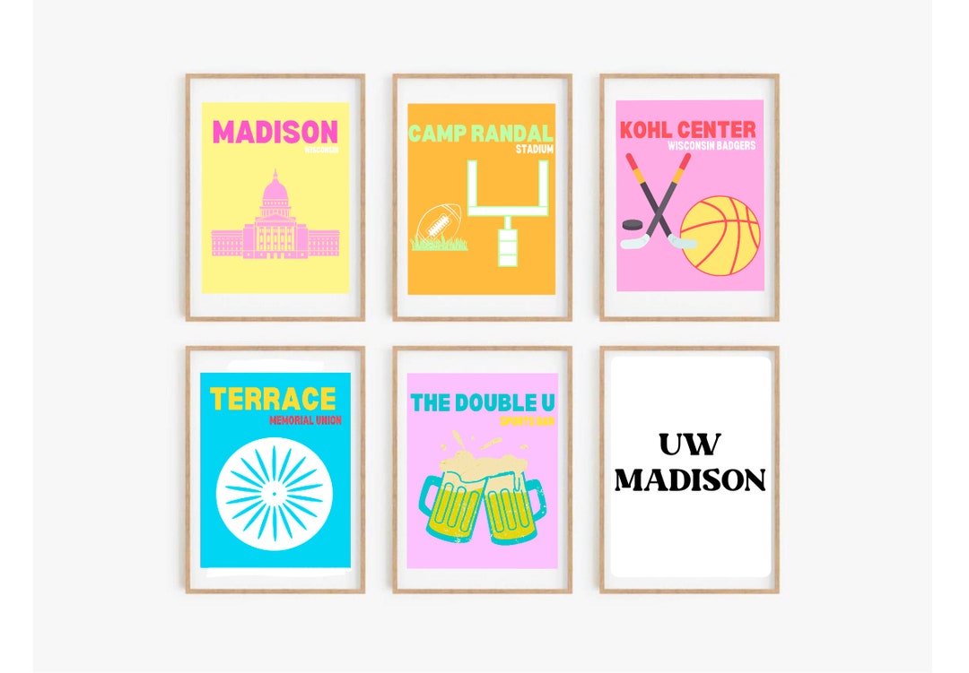 University of Wisconsin - Madison Digital Download Prints - Etsy