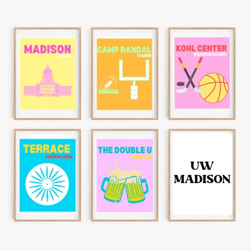 University of Wisconsin Madison Digital Download Prints - Etsy