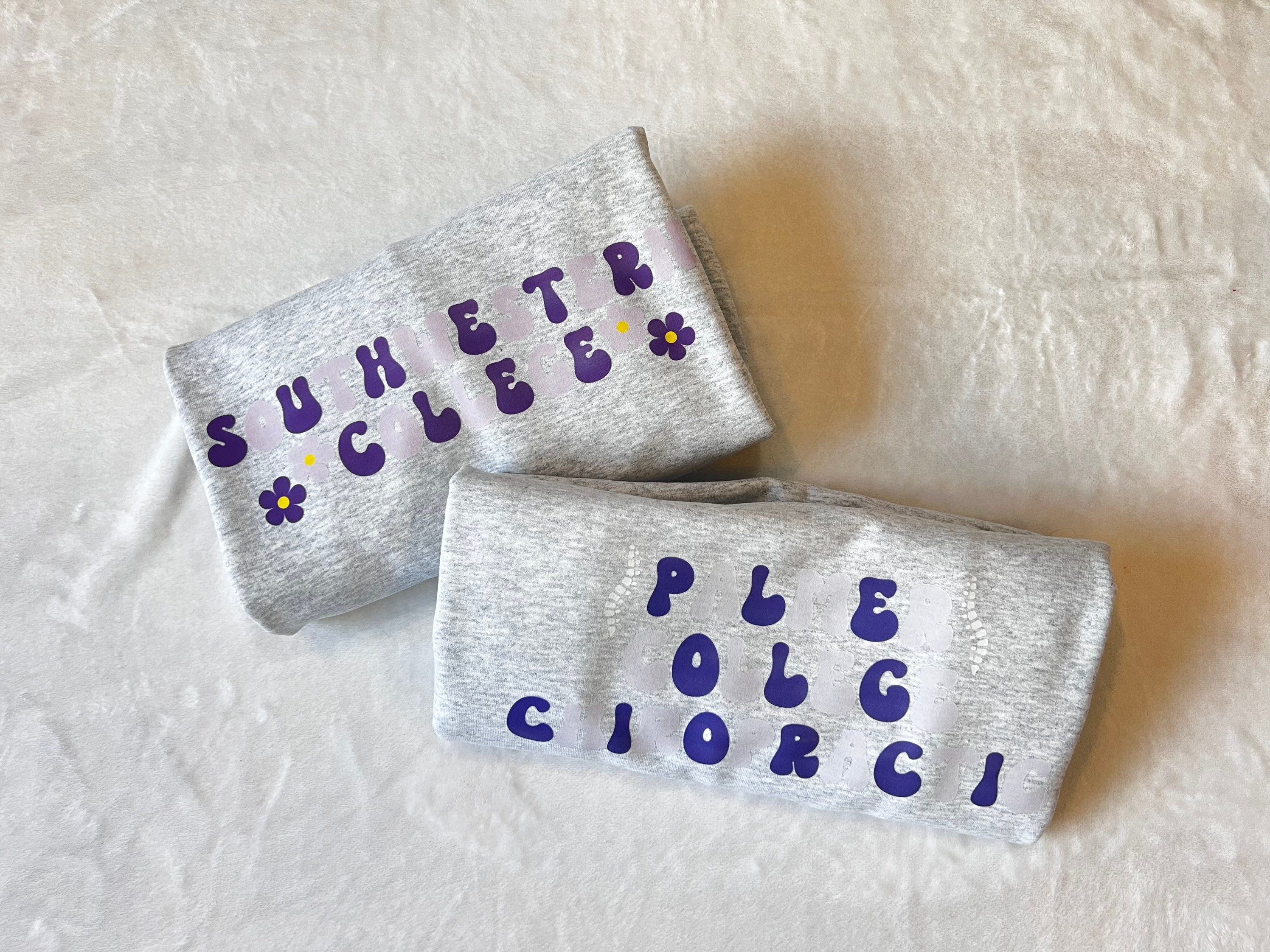 Custom Bubble Letter College Name Cute Trendy Adorable - Etsy