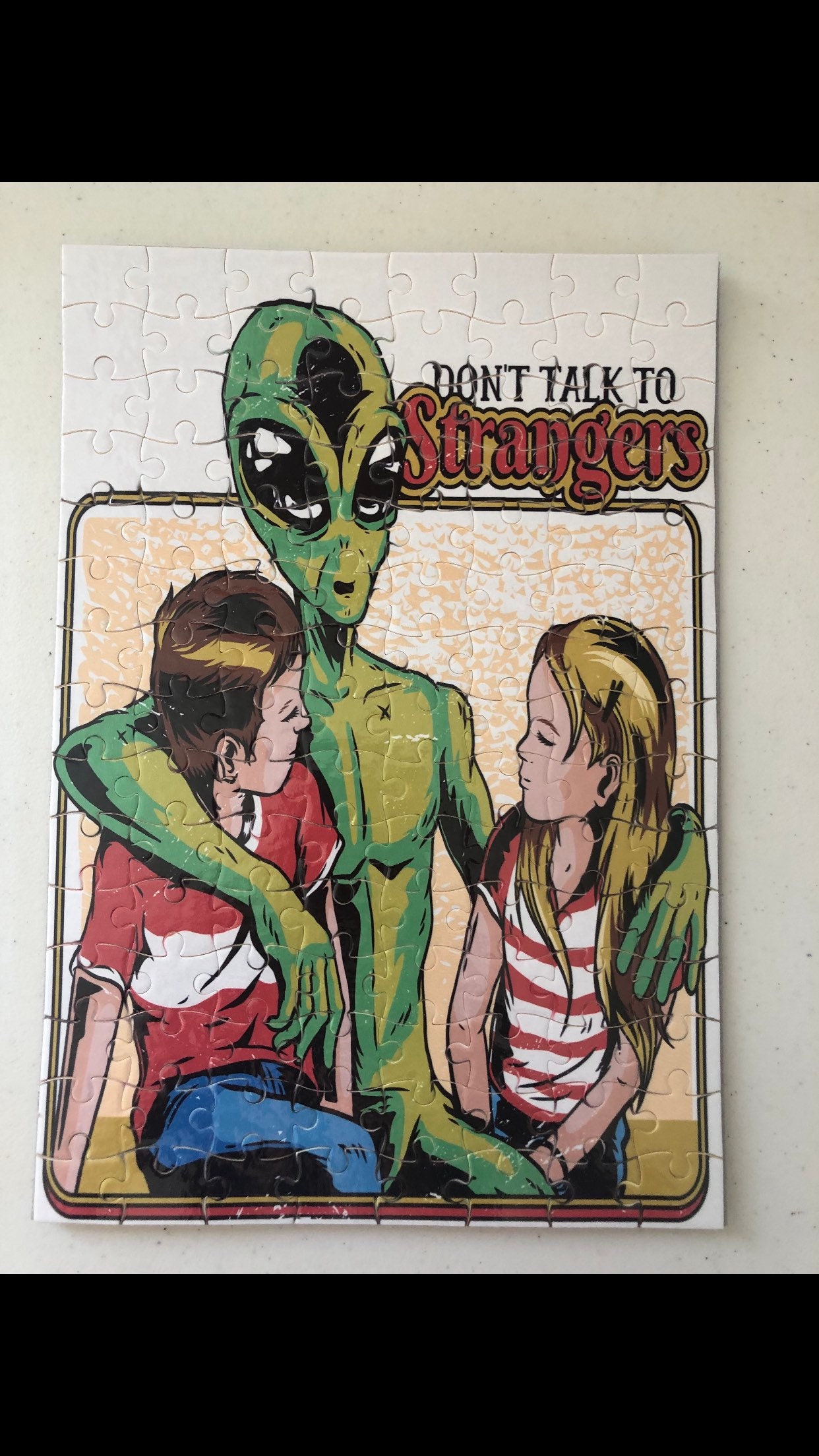 Alien Puzzle Puzzle Funny Puzzle 120 Pieces Puzzle for - Etsy