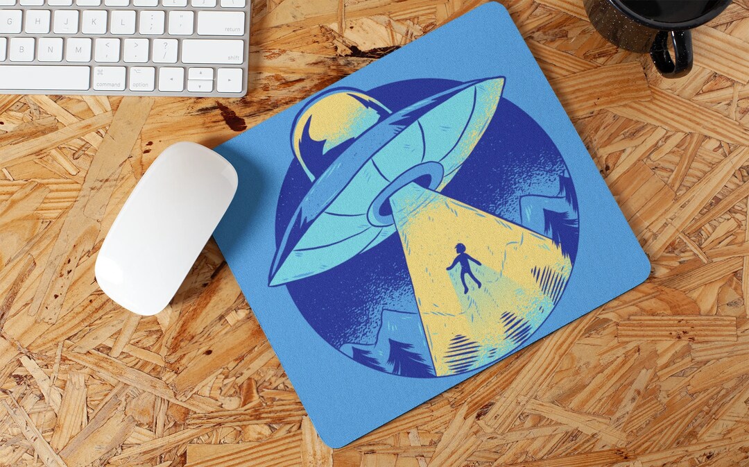 Alien Mouse Pad Mouse Pad Alien Abduction Mouse Pad - Etsy