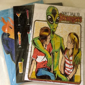Alien Puzzle Puzzle Funny Puzzle 120 Pieces Puzzle for - Etsy