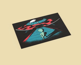 Alien Jigsaw Puzzle | Etsy